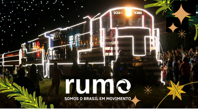 Trem de Natal da Rumo vai percorrer cidades da região | Rádio SDS 93.3 FM